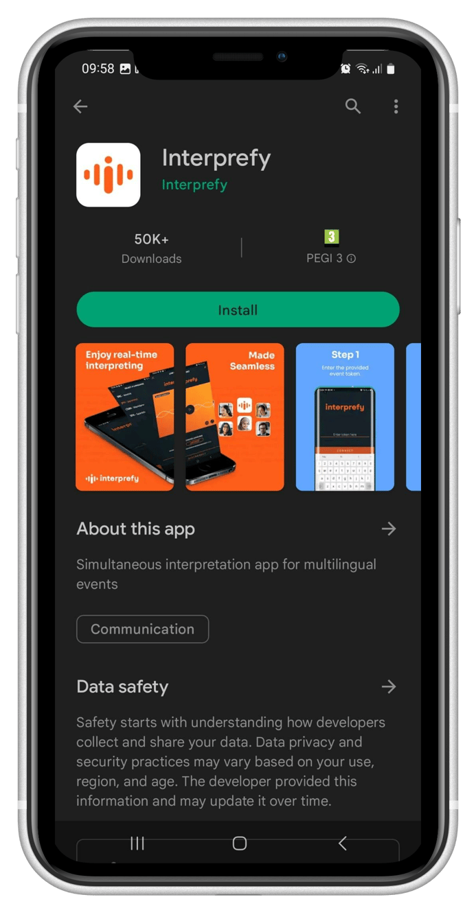 Interprefy Mobile App User Guide